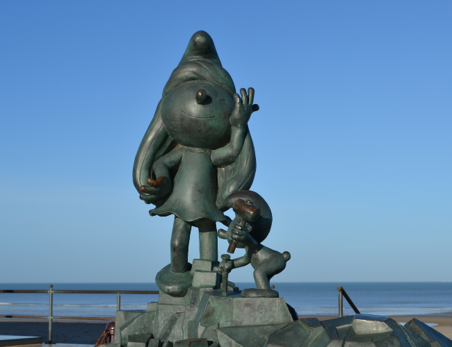 la Schtroumpfette et du Schtroumpf Potige | Gemeente Middelkerke